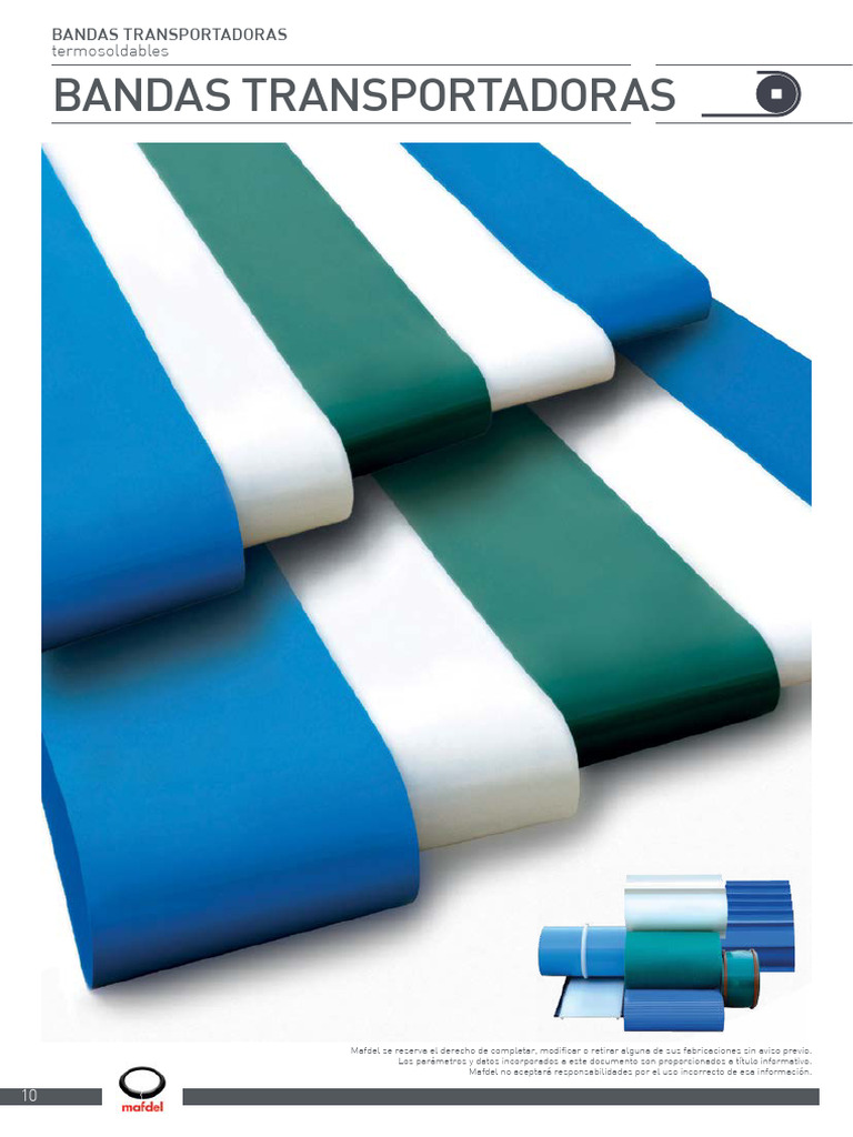 Bandas Termosoldables para Transporte | PDF | Materiales | Ingeniería ...