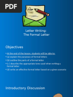 Letter Writing For CSEC | PDF | Information | Inquiry