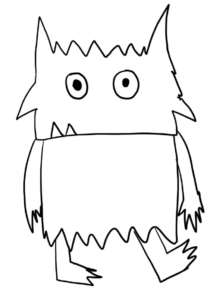 The Color Monster Coloring Pages | PDF