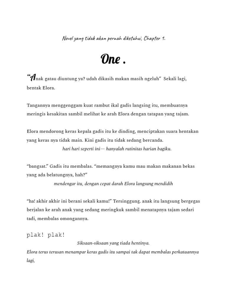 Scream, Chapter 1. | PDF