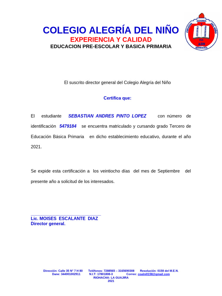 Certificaciones Sebastian Pinto | PDF