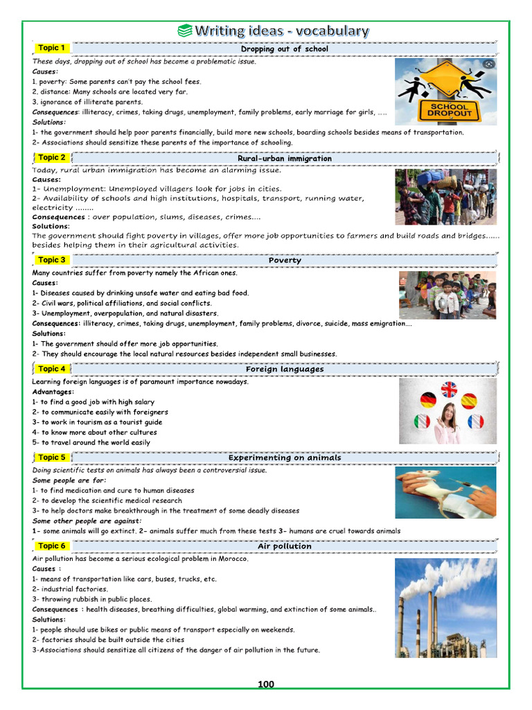 Vocabulary For Writing | PDF