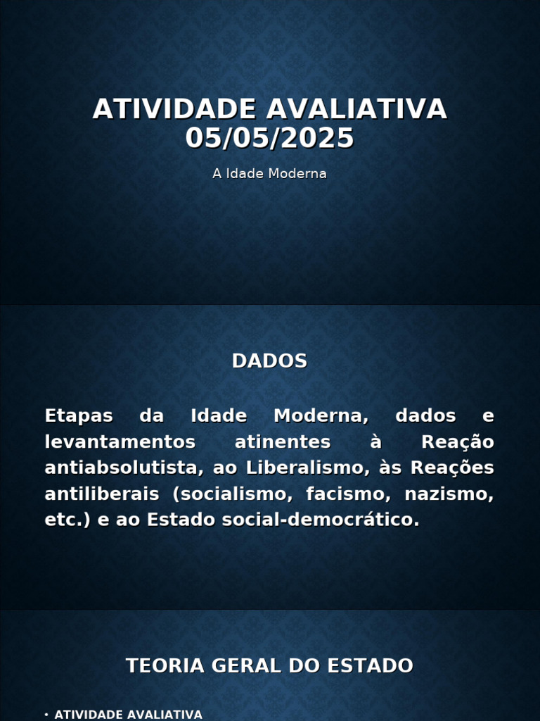 Atividade Avaliativa 1b 2.3 2025.0505 | PDF