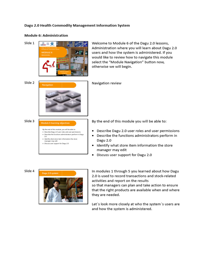 Dagu 2 Module 6 Transcript | PDF | Menu (Computing) | Software
