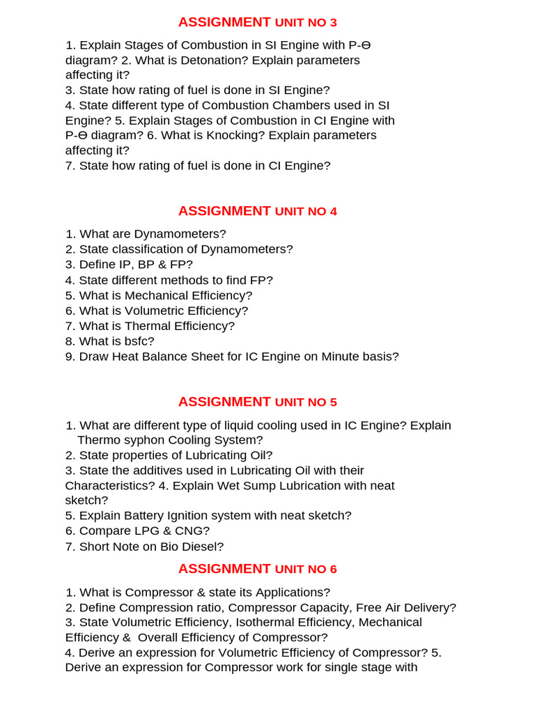 Atd Assignment Unitwise | PDF