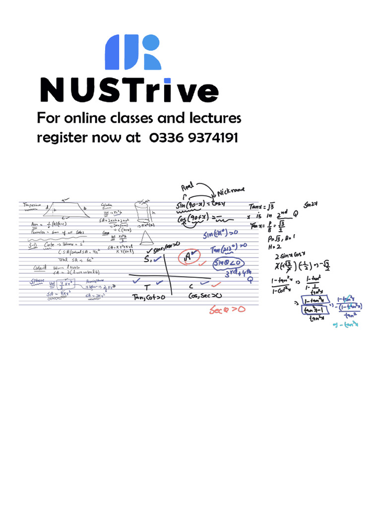 NBS Mensuration 2 - NUSTrive by Nowsherwan | PDF