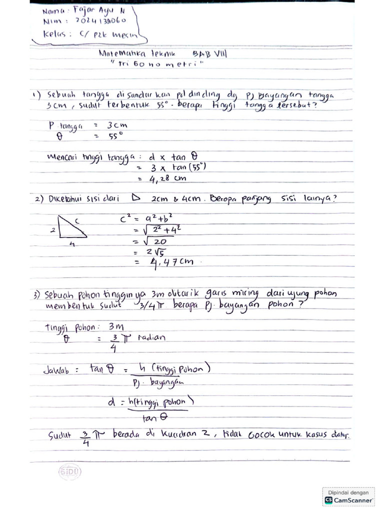 Tugas 8 Mat Tek | PDF