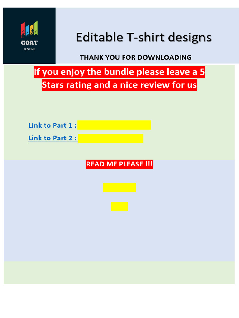 Free Editable T-Shirt Design PDF | PDF