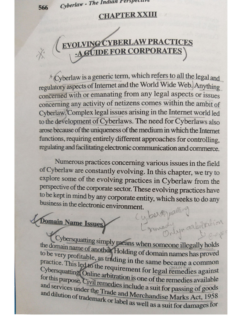 Unit 4 Cyber Law Notes | PDF