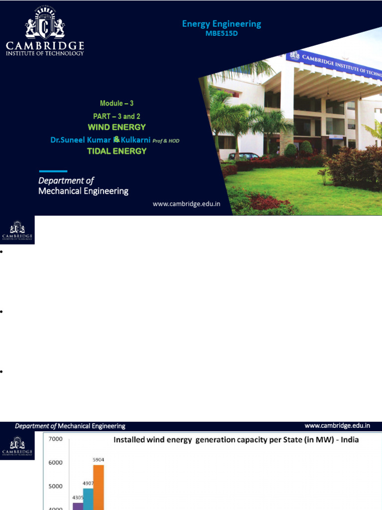Ee Module III Part 3 and Part 2 | PDF | Tide | Wind Power