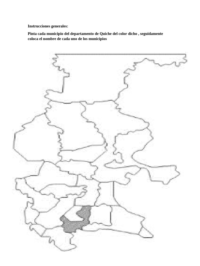 Mapa de Quiche | PDF