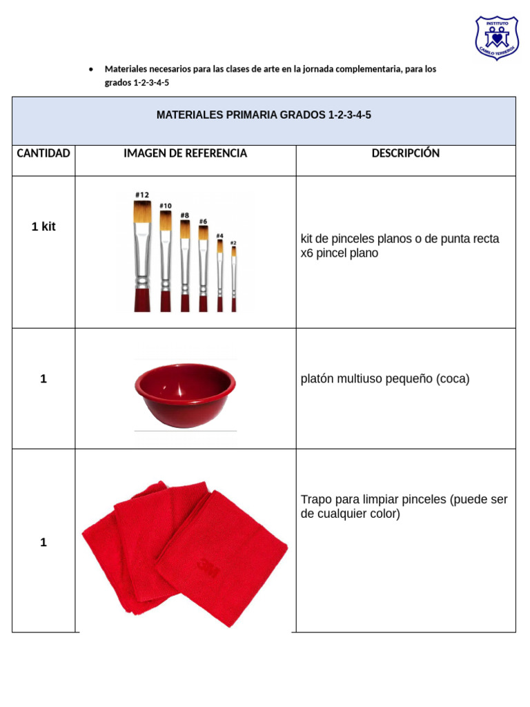 Materiales Primaria Grados 1 2 3 4 5 Aj | PDF