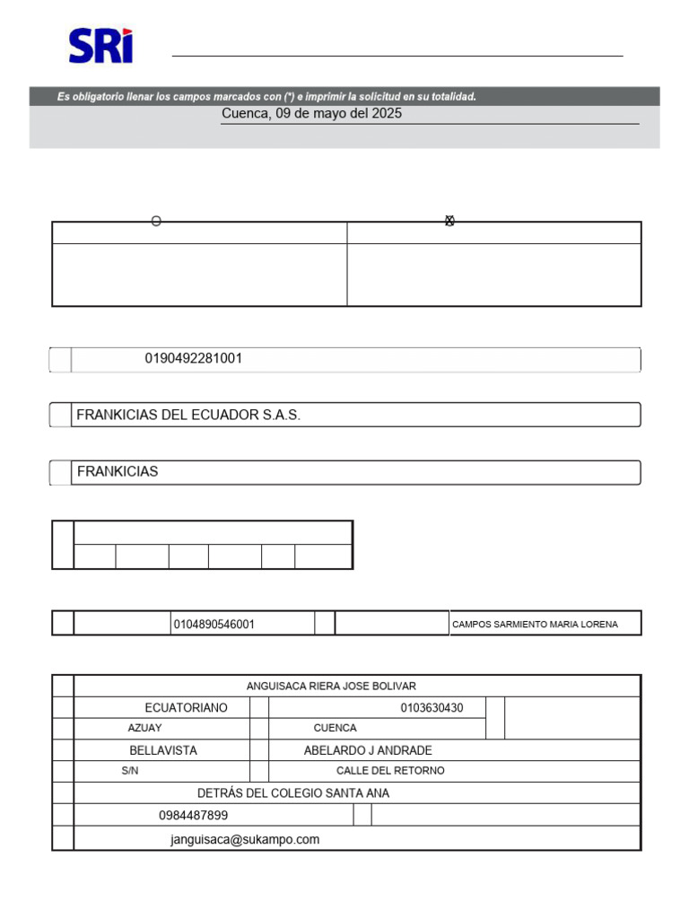 FORMULARIO DE ACTUALIZACIÓN RUC SOCIEDADES-signed | PDF