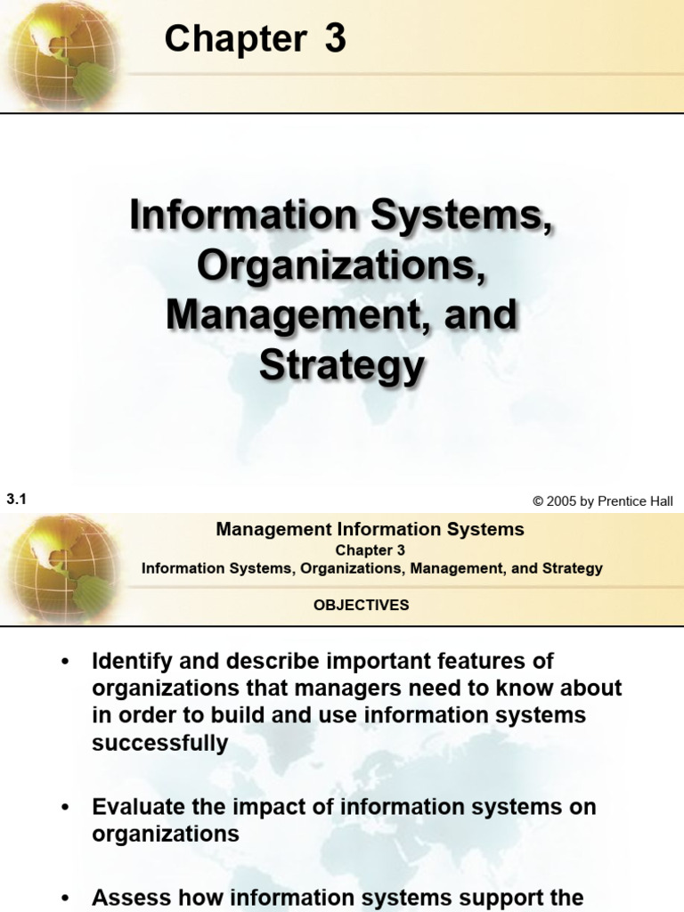 CH3-InformationSystems,Organizations,andStrategy | PDF | Information System | Strategic Management