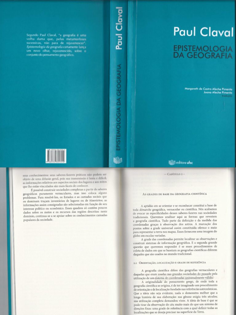 Epistemologia Da Geografia - Paul Claval | PDF