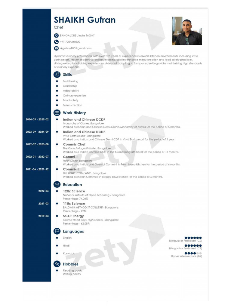 Gufran's Resume | PDF