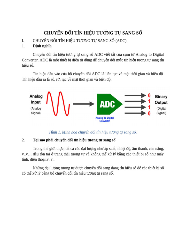 Chuyen Doi Adc | PDF