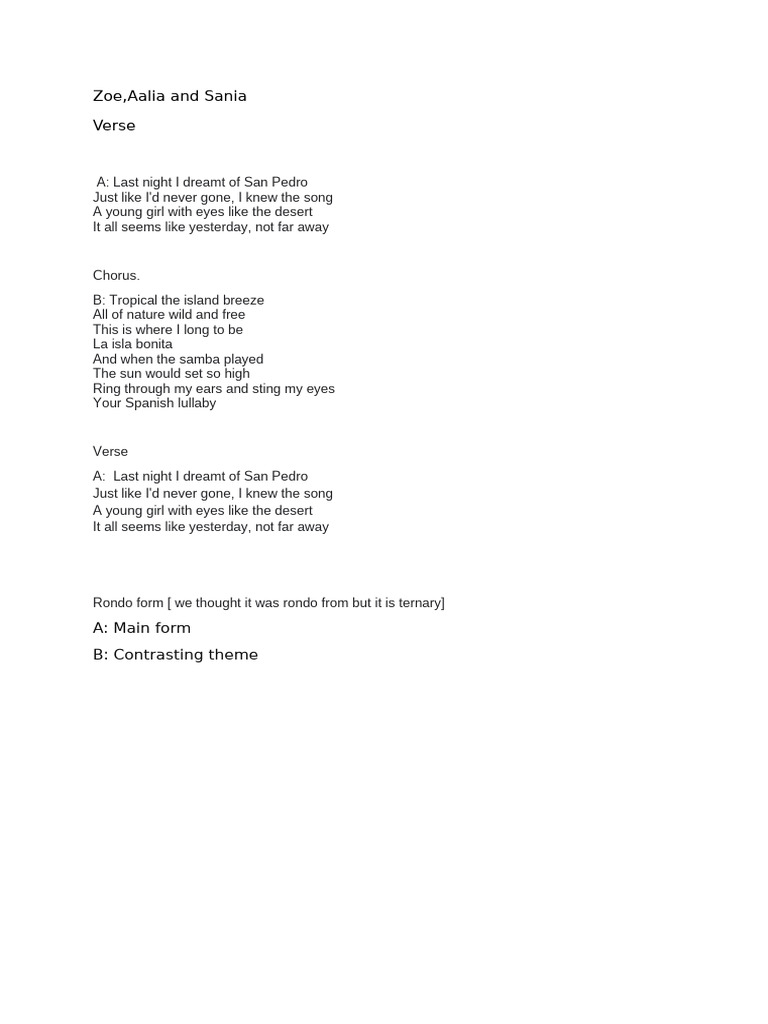 Music Summative Assessment | PDF