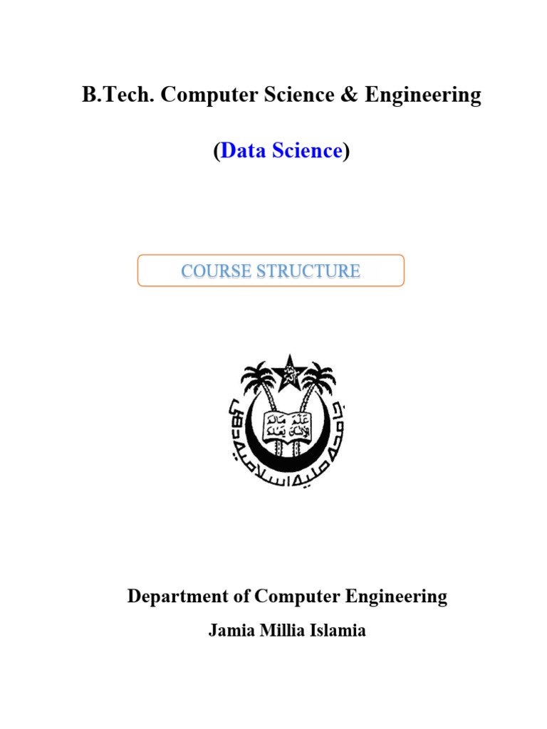 Cs Fet Comp Engg Btech Data Sciences 2025 | PDF | Scheduling (Computing) | Machine Learning