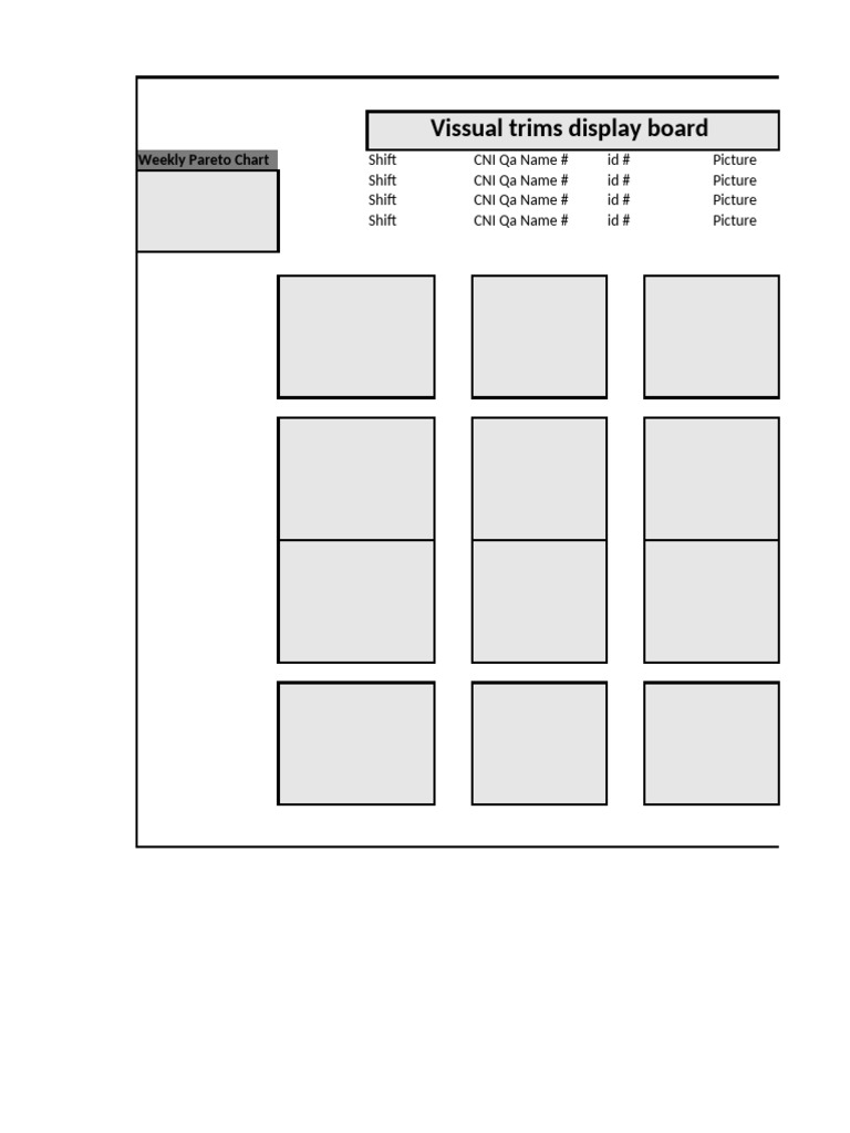 Demo of Visual Trims Display Board | PDF