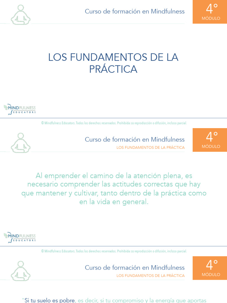 4.1 Los Fundamentos de La Practica | PDF | Atención plena | Meditación