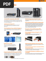 DS-UPS2000 UPS Specifications Overview | PDF