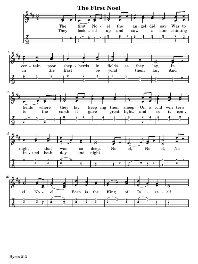 Cópia de The First Noel | PDF
