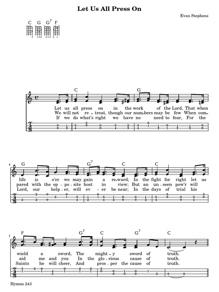 Cópia de Let Us All Press On | PDF