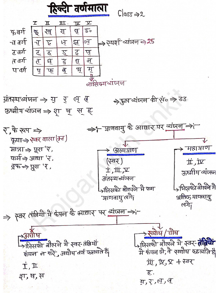 Hindi Notes | PDF