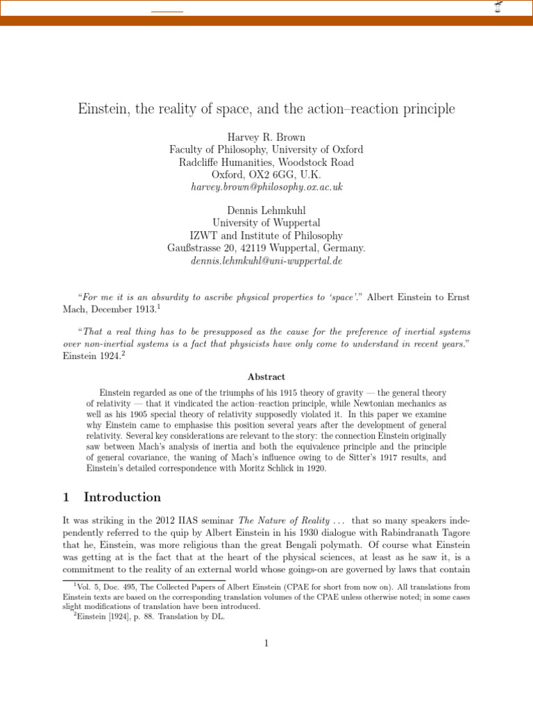 Einstein's Theories 2 | PDF | General Relativity | Gravity