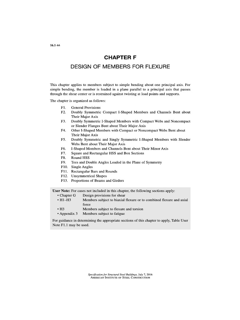 Capitulo F Del AISC | PDF