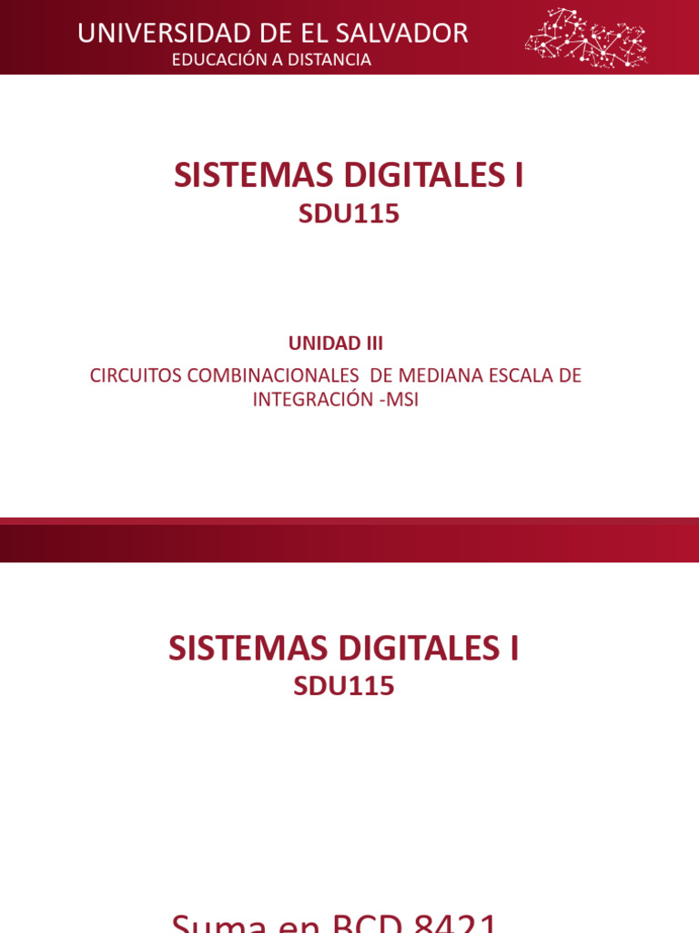 Suma en BCD 8421 | PDF