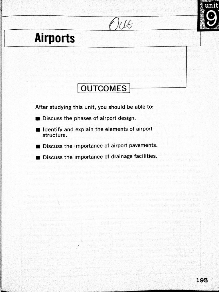 Chapter 9 - Airports | PDF