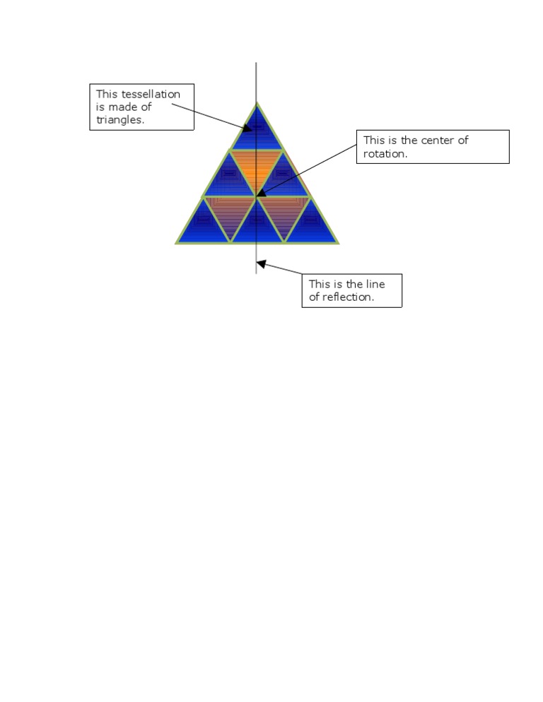 Triangle Tessellation and Reflection Guide | PDF