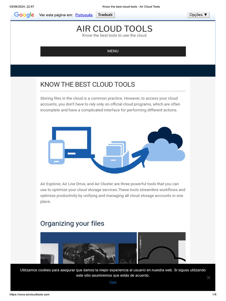 Know The Best Cloud Tools - Air Cloud Tools | PDF | Computer File | Cloud Computing
