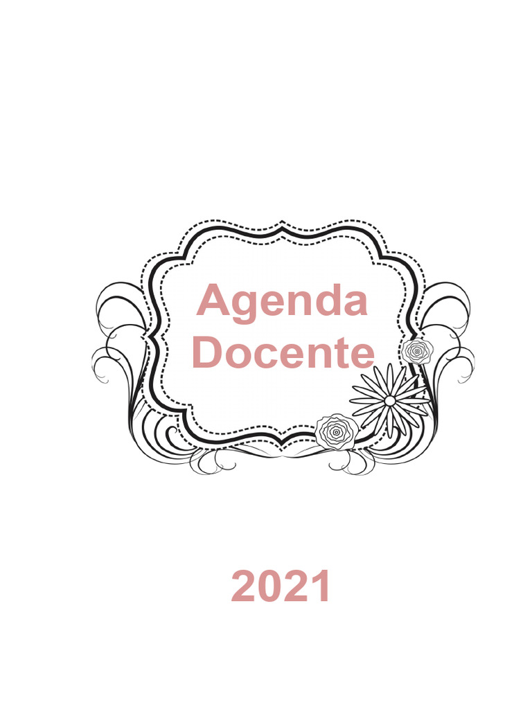 Agenda Docente 2021 en PDF | PDF