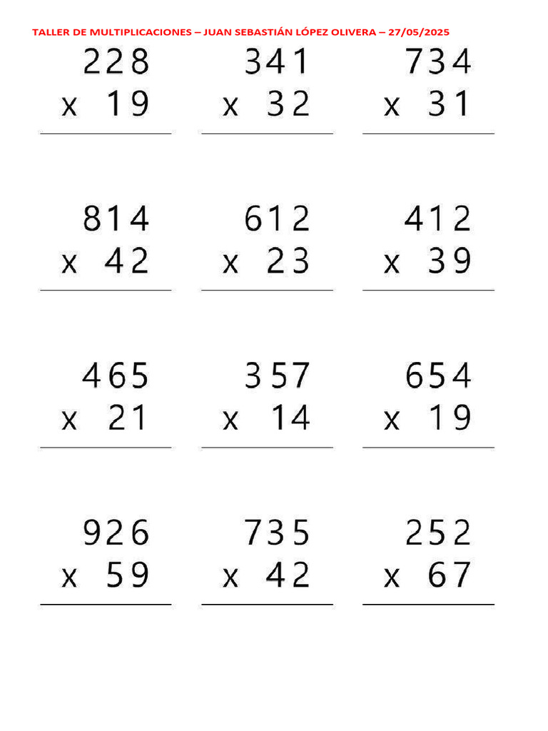 Actividad Matematicas JuanSe | PDF