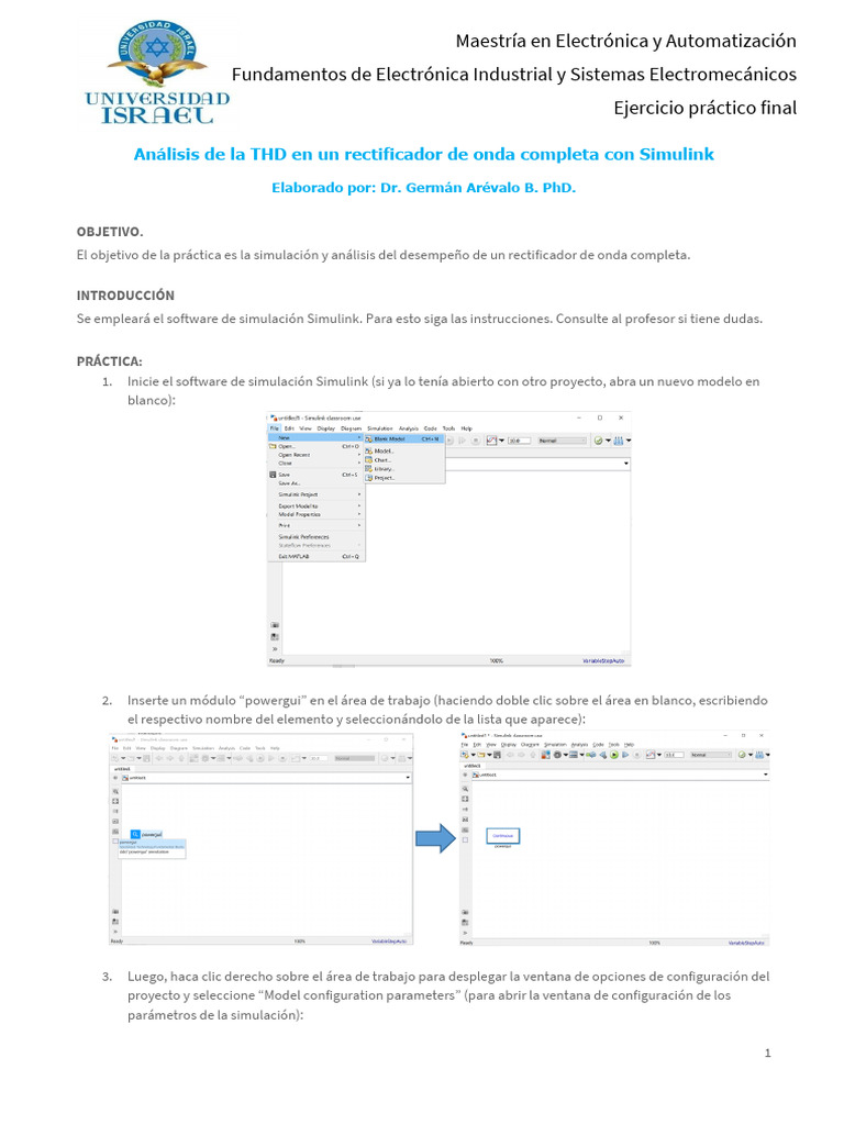 Ejercicio Práctico Final - Form | PDF | Electrónica | Red eléctrica