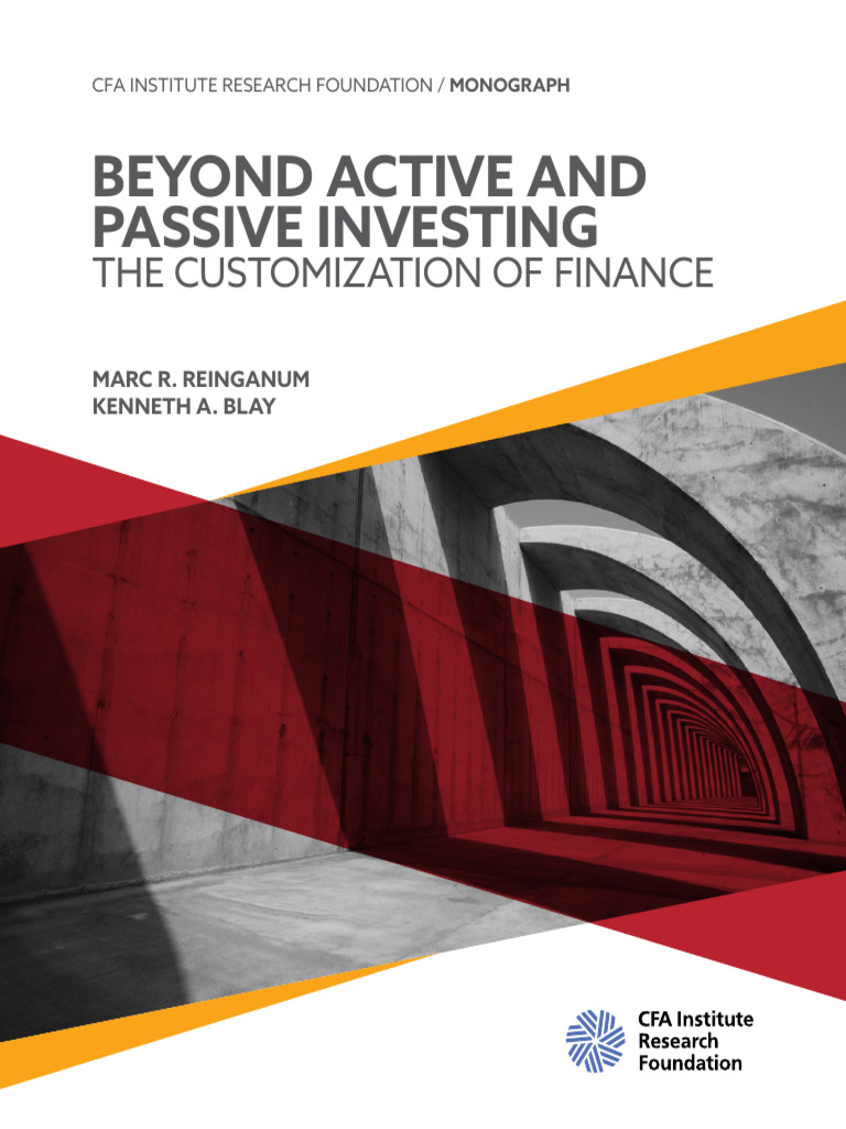 beyond-active-and-passive | PDF | Capital Asset Pricing Model | Sharpe ...