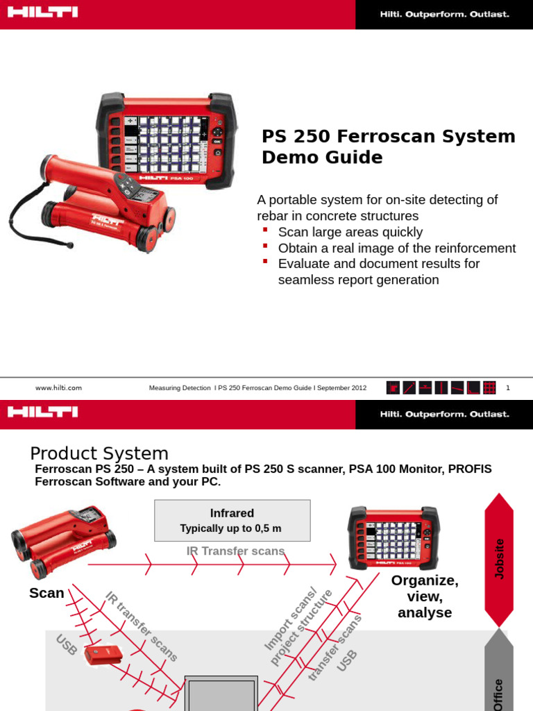 PS - 250 - Ferroscan - Demo Guide - en | PDF | Image Scanner | Infrared