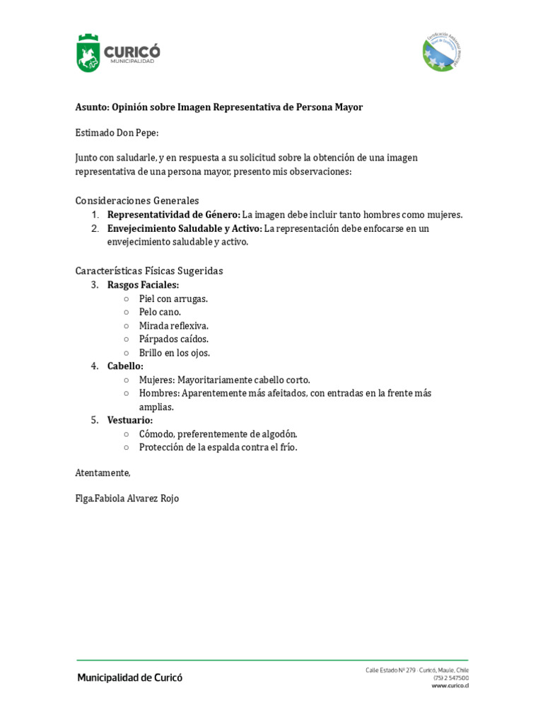 Características Personas Mayores - Docx - Documentos de Google | PDF