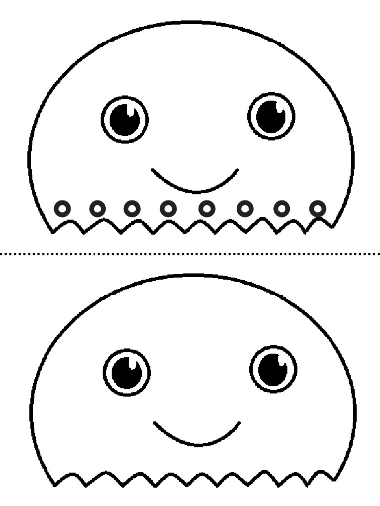 Jellyfish Lacing Craft Template | PDF