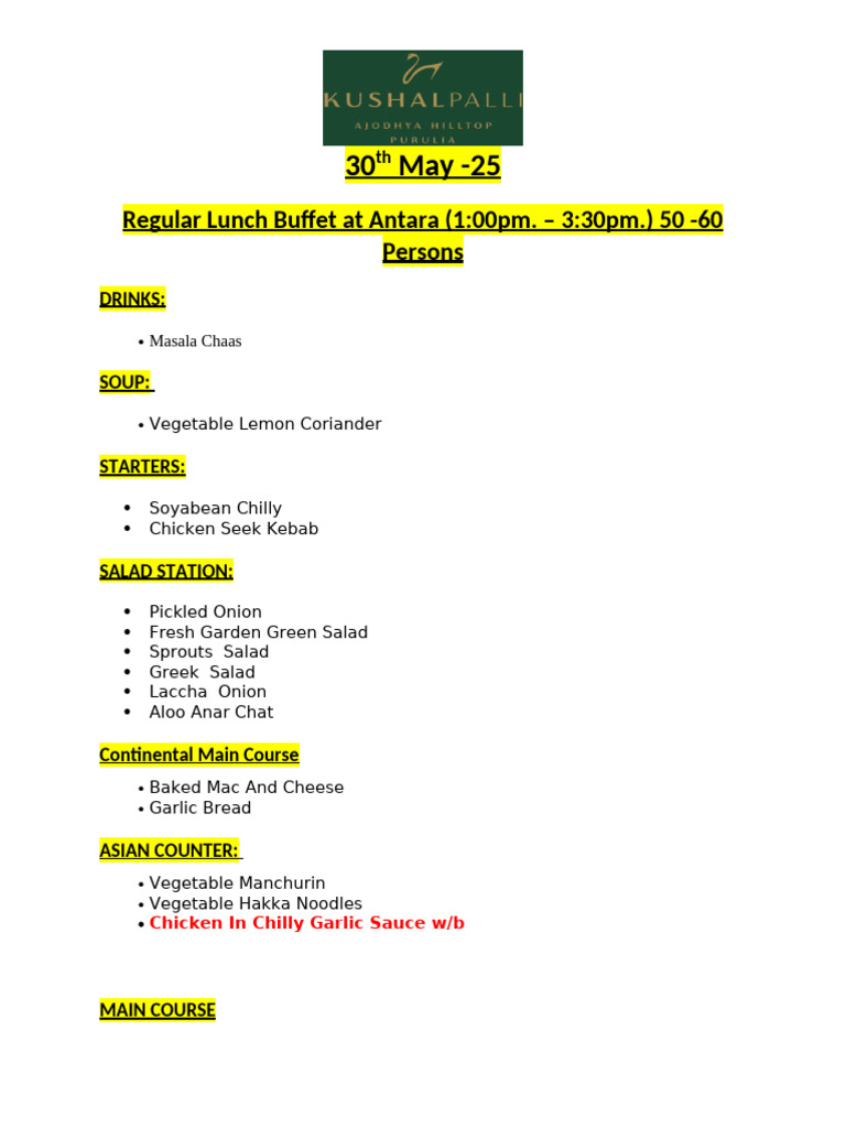 30th May - 25 Event | PDF