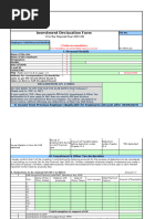 TDS Declaration Form FY 24-25 | PDF | Tax Deduction | Taxes