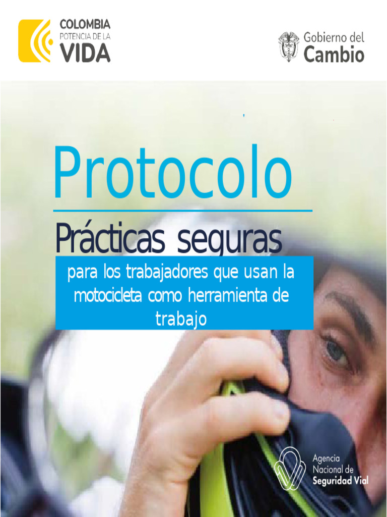 Protocolo Practicas Seguras - Motociclistas | PDF | Comportamiento | Valores