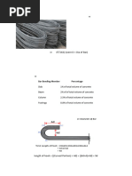 Hook Length and Rebar Calculations | PDF | Technology & Engineering
