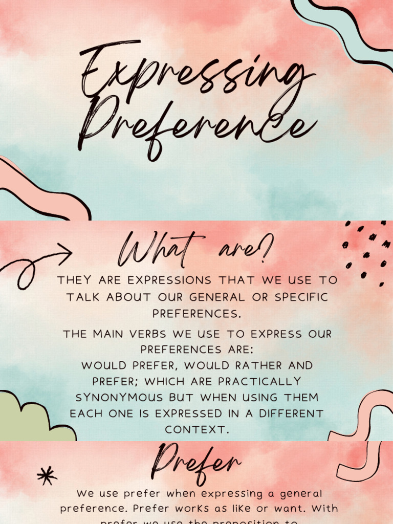 Expressing Preference | PDF