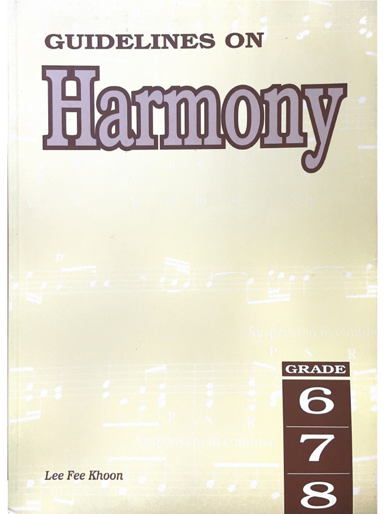 Basic Harmony Workbook for Grades 6-8 | PDF | Chord (Music) | Musical ...
