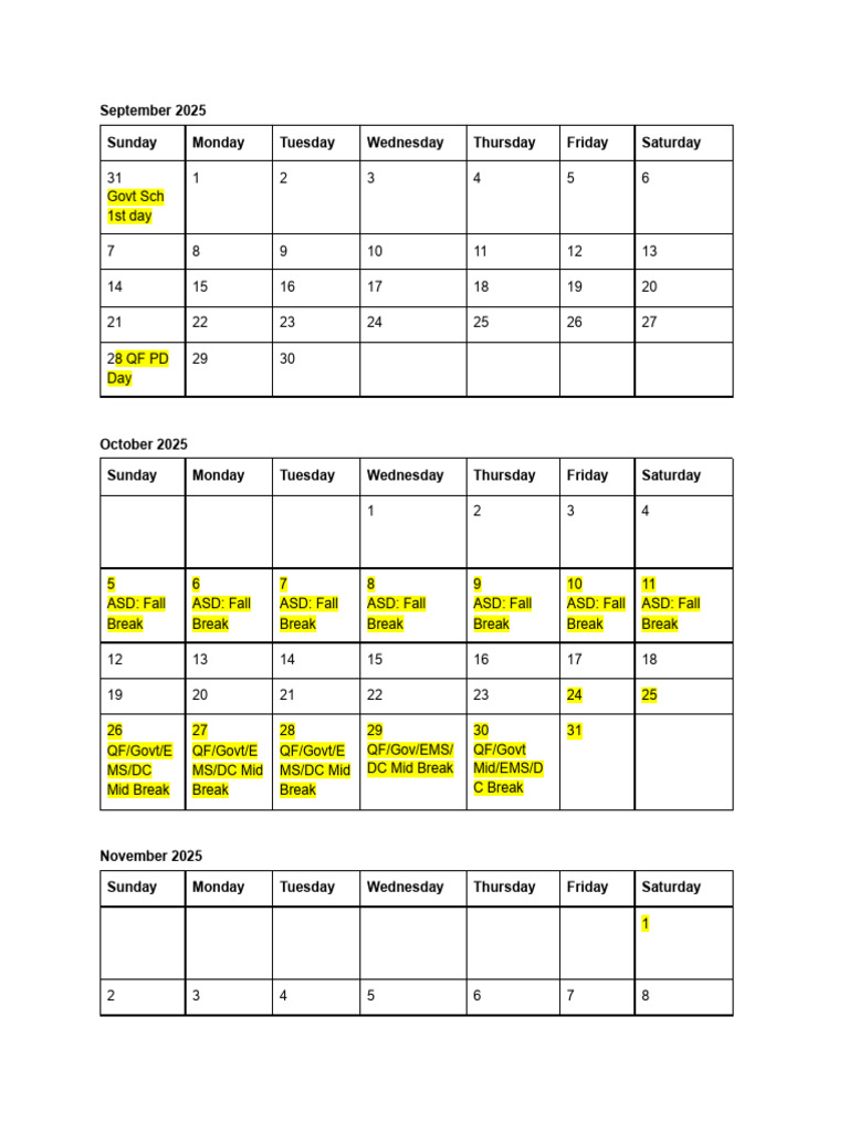Qatar School Holidays Calendar | PDF | Observances | Holidays