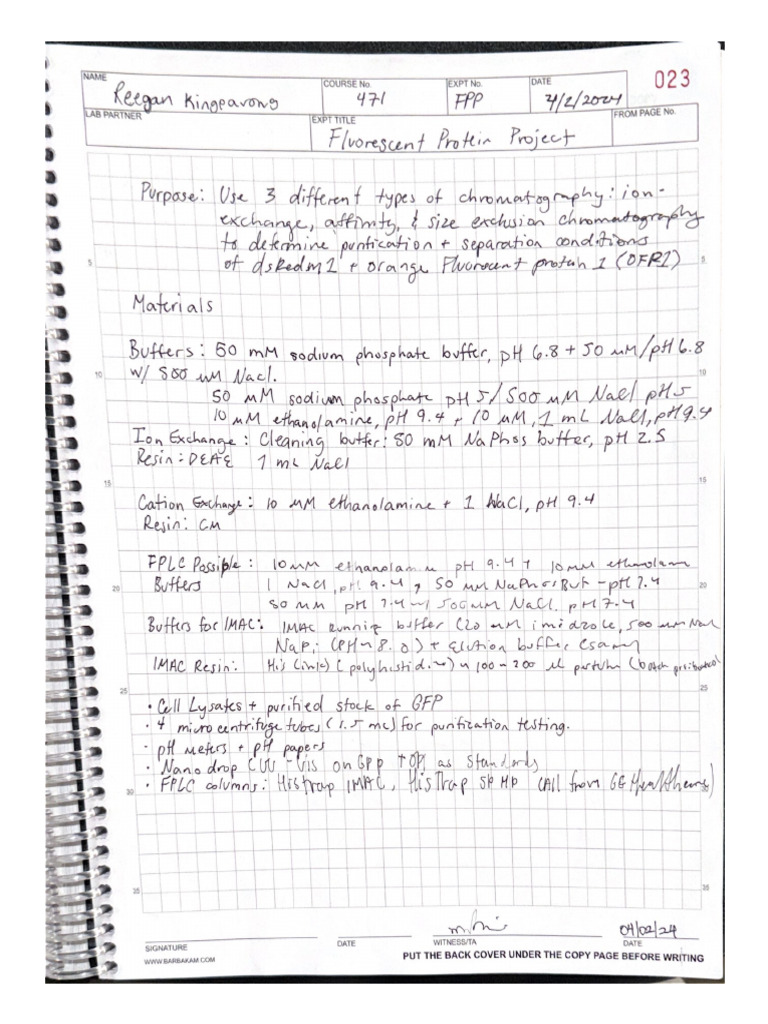 FPP Lab Notebook | PDF